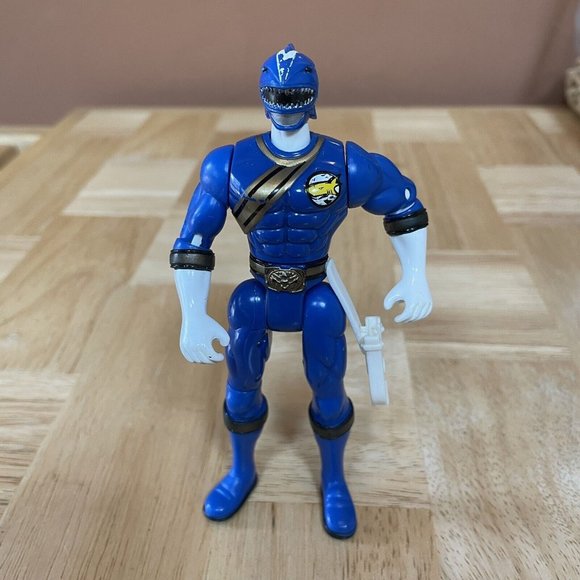 Bandai Namco | Toys | Power Rangers Wild Force Blue Shark Ranger 55 ...